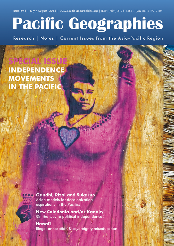 Pacific Geographies #46: Special Issue on Independence Movements in the ...